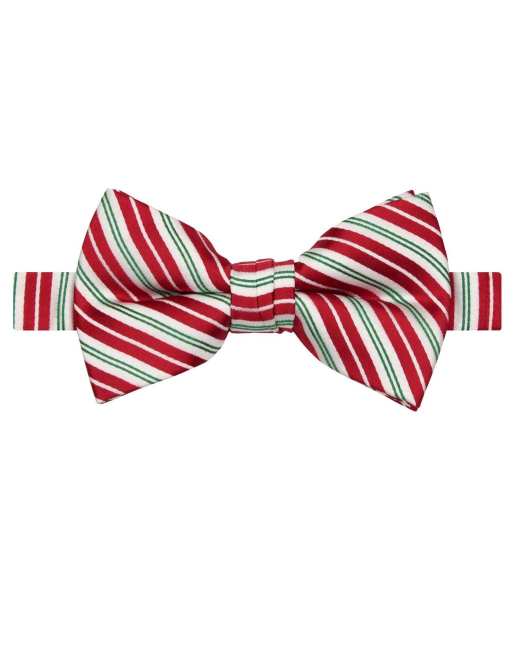 Hallmark Holiday Traditions Candy Cane Slim Bow Tie in Red for Men | Lyst
