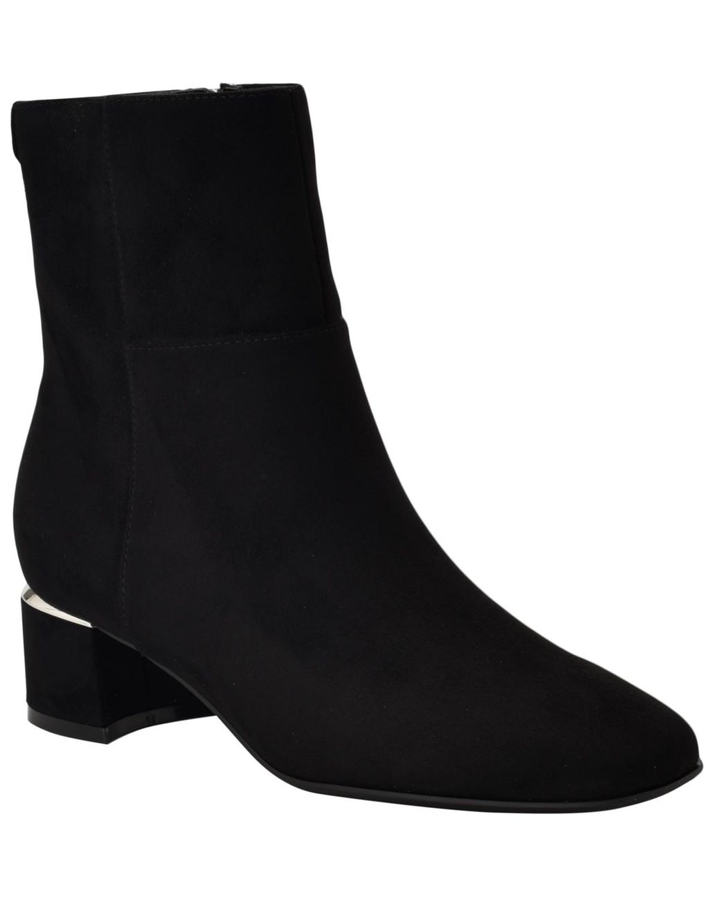 Calvin Klein Parry Block Heel Ankle Booties in Black | Lyst