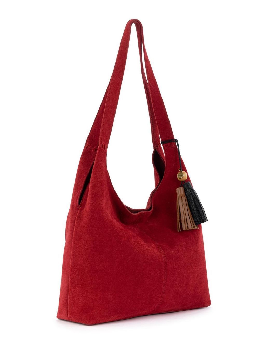 The Sak Huntley Leather Hobo Bag in Red | Lyst