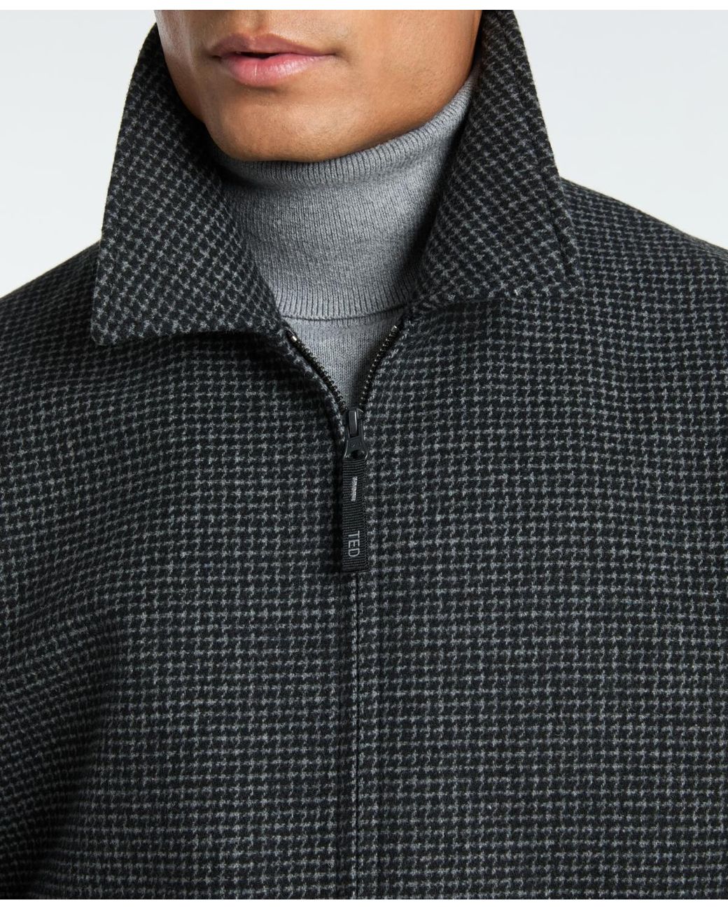 Ted Baker Shirt Collar Jacket in Gray for Men | Lyst