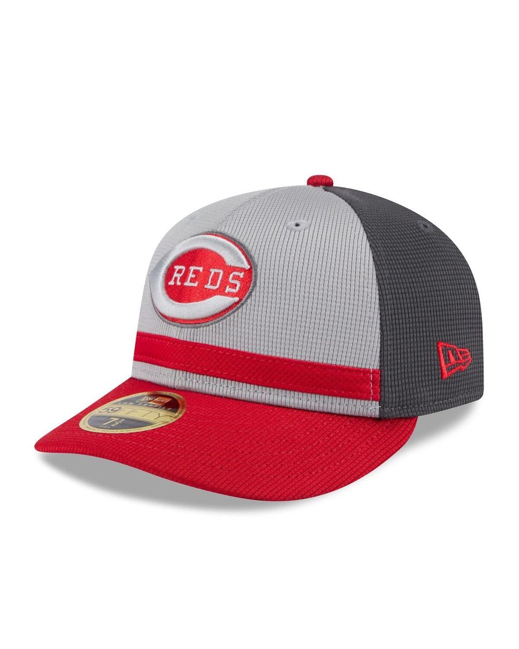 KTZ Gray/red Cincinnati Reds 2025 Batting Practice Low Profile 59fifty ...