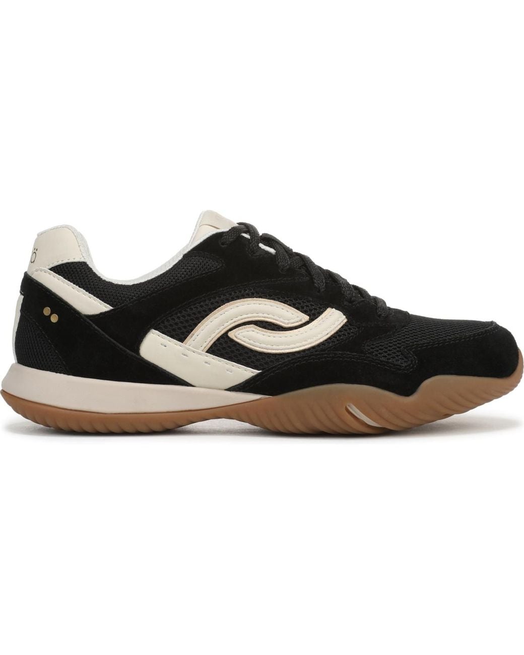 Ryka Candor Low Profile Lace Up Sneakers in Black | Lyst