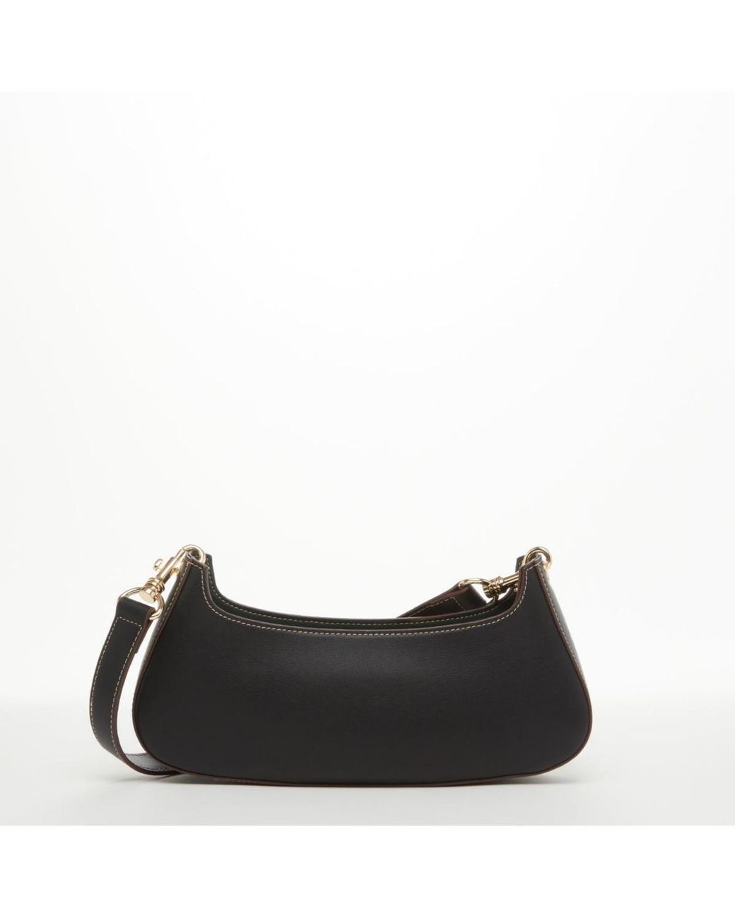 Susu Leather Baguette Bag Small 90s Shoulder Bag East West Handbag Y2k ...