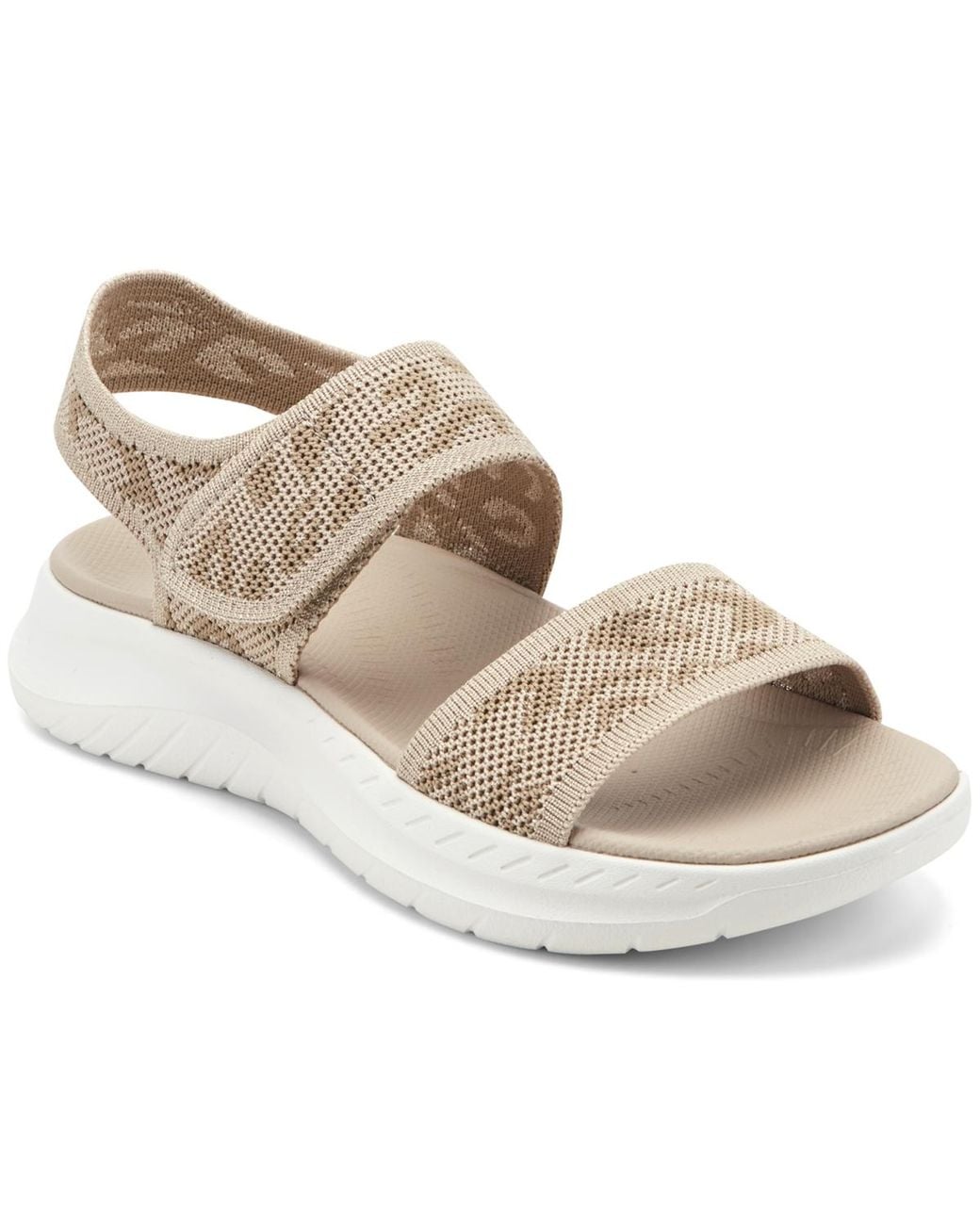 Easy Spirit Docia Double Band Slingback Sandals in White | Lyst