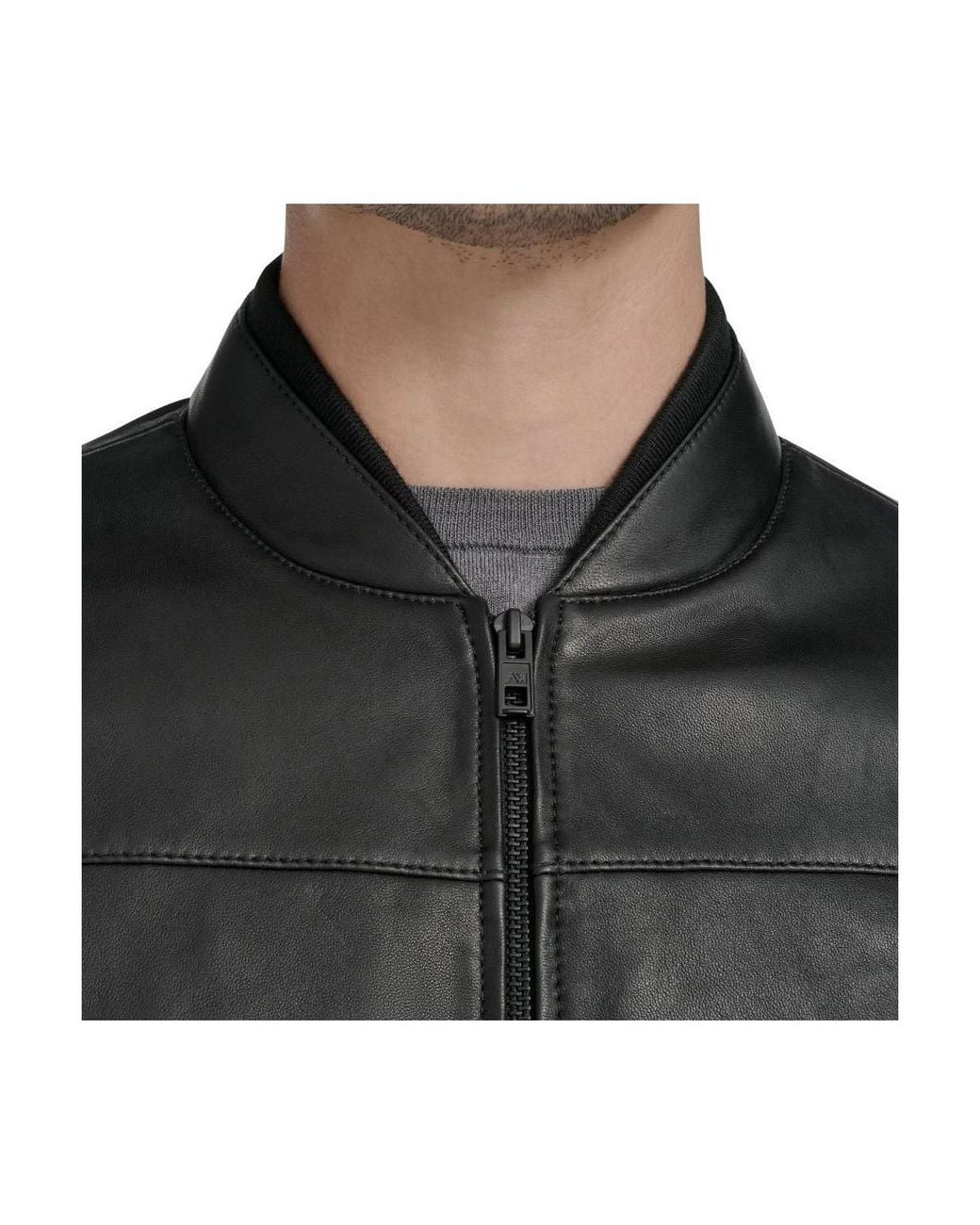 Andrew Marc Black Label Andrew Marc Label Weston Leather Jacket in ...