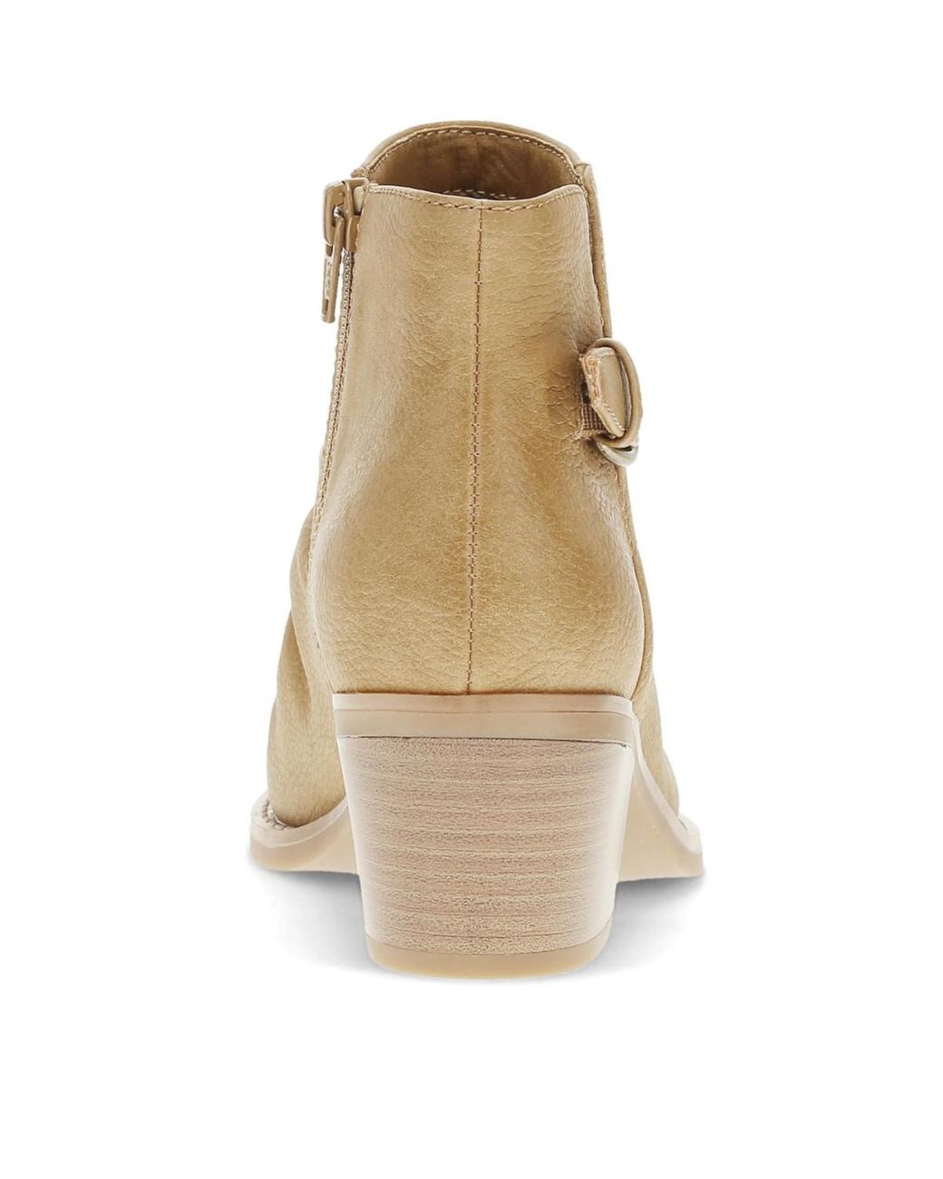 BareTraps Linnea Block Heel Booties in Natural | Lyst