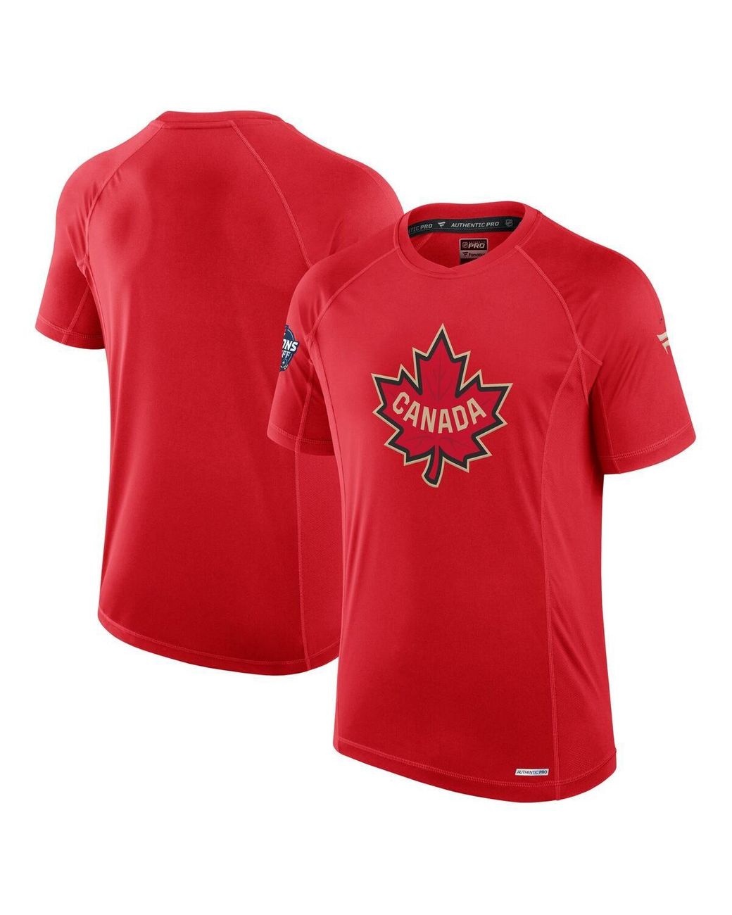 Fanatics Canada 2025 4 Nations Face-off Authentic Pro Tech T-shirt in ...