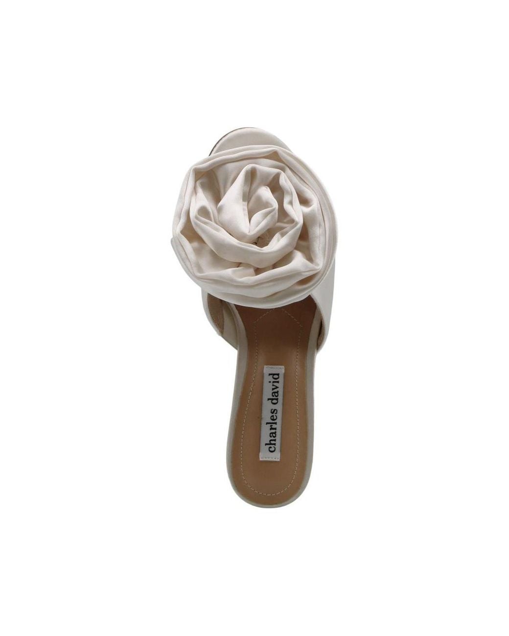 Charles David Kayla Floral Dress Heel in White | Lyst