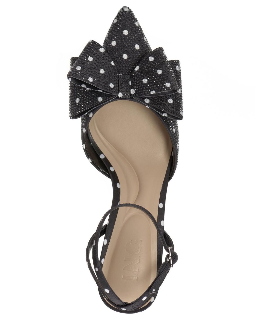 INC International Concepts Granea Pointed Toe Sandals in Black | Lyst