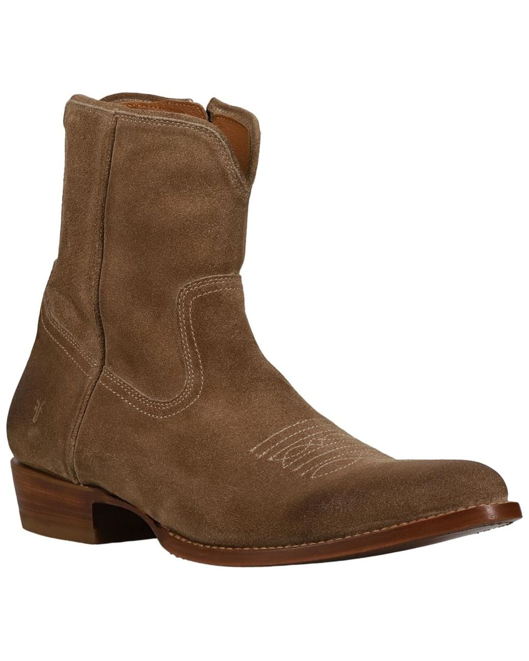Frye Austin Inside Zipper Boots in Brown for Men | Lyst