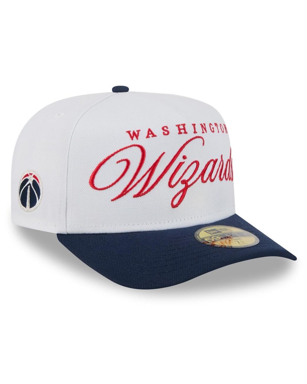 KTZ White/navy Washington Wizards 2025 Nba Draft A-frame 59fifty Fitted ...