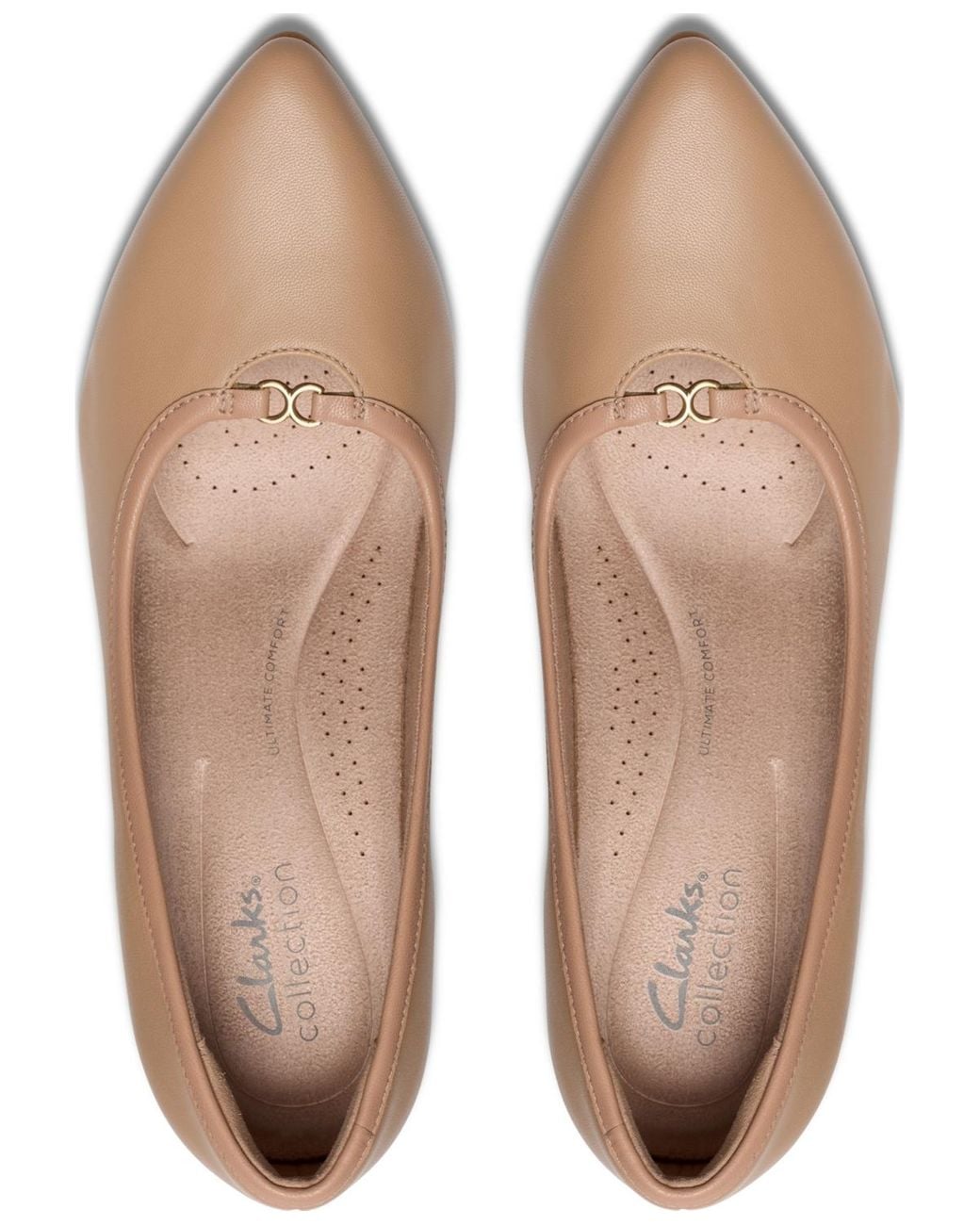 Clarks Kataleyna West Slip On Dress Pumps in Natural | Lyst