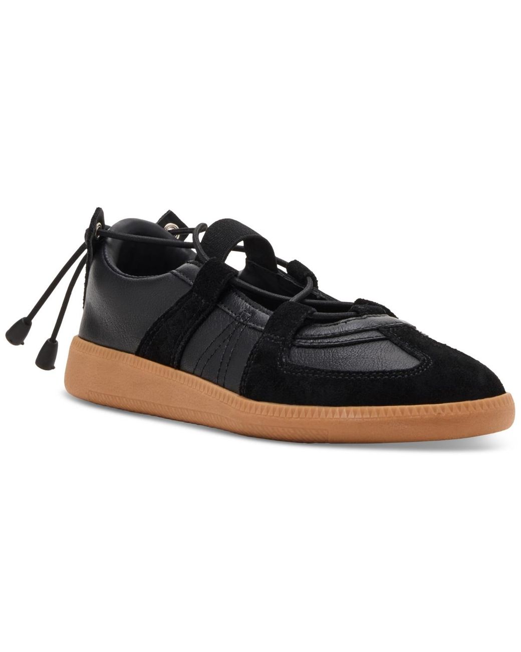 Steve Madden Wander Ballet Lace-up Sneakers in Black | Lyst