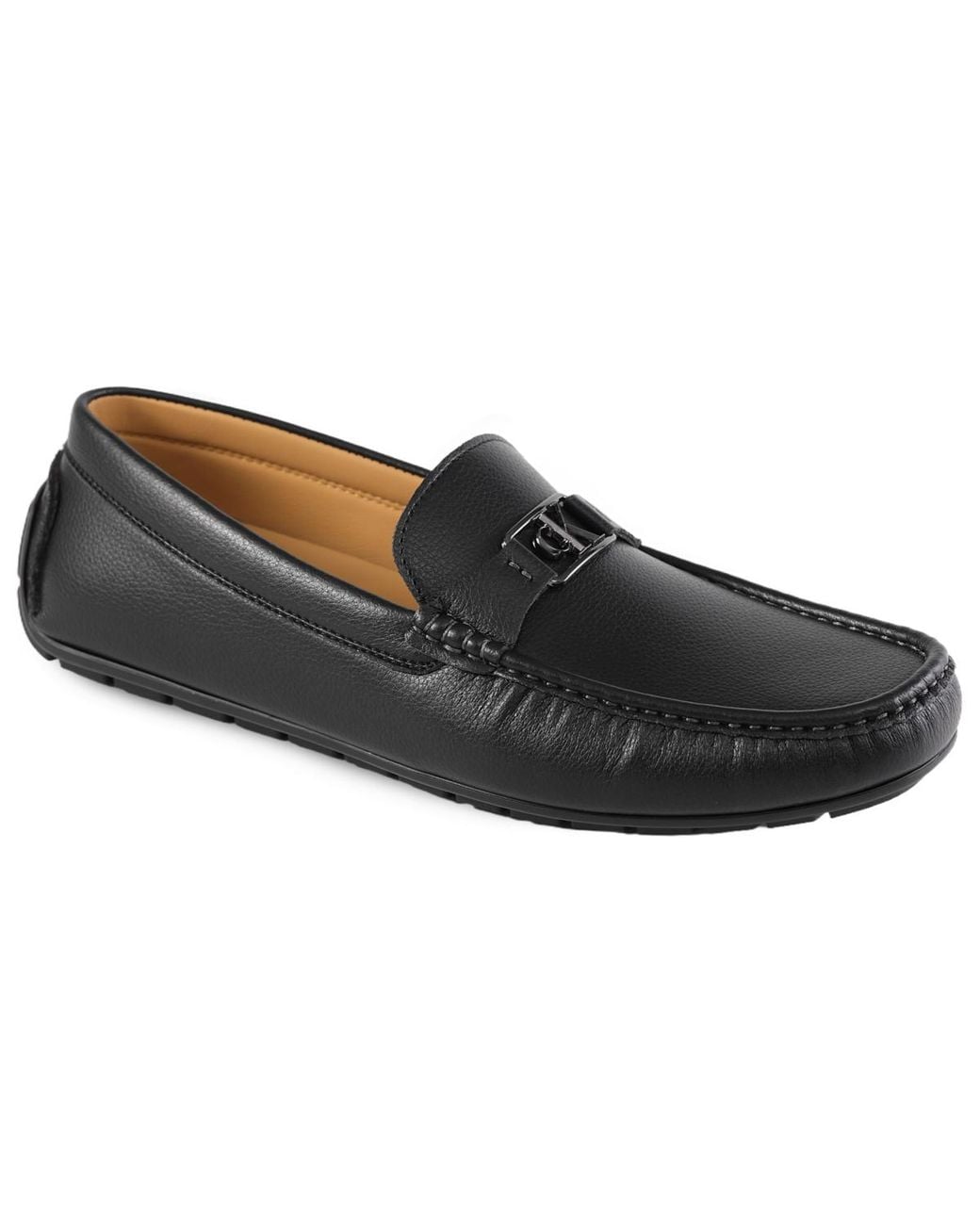 Calvin Klein Felty Slip-on Driving Loafers in Black for Men | Lyst