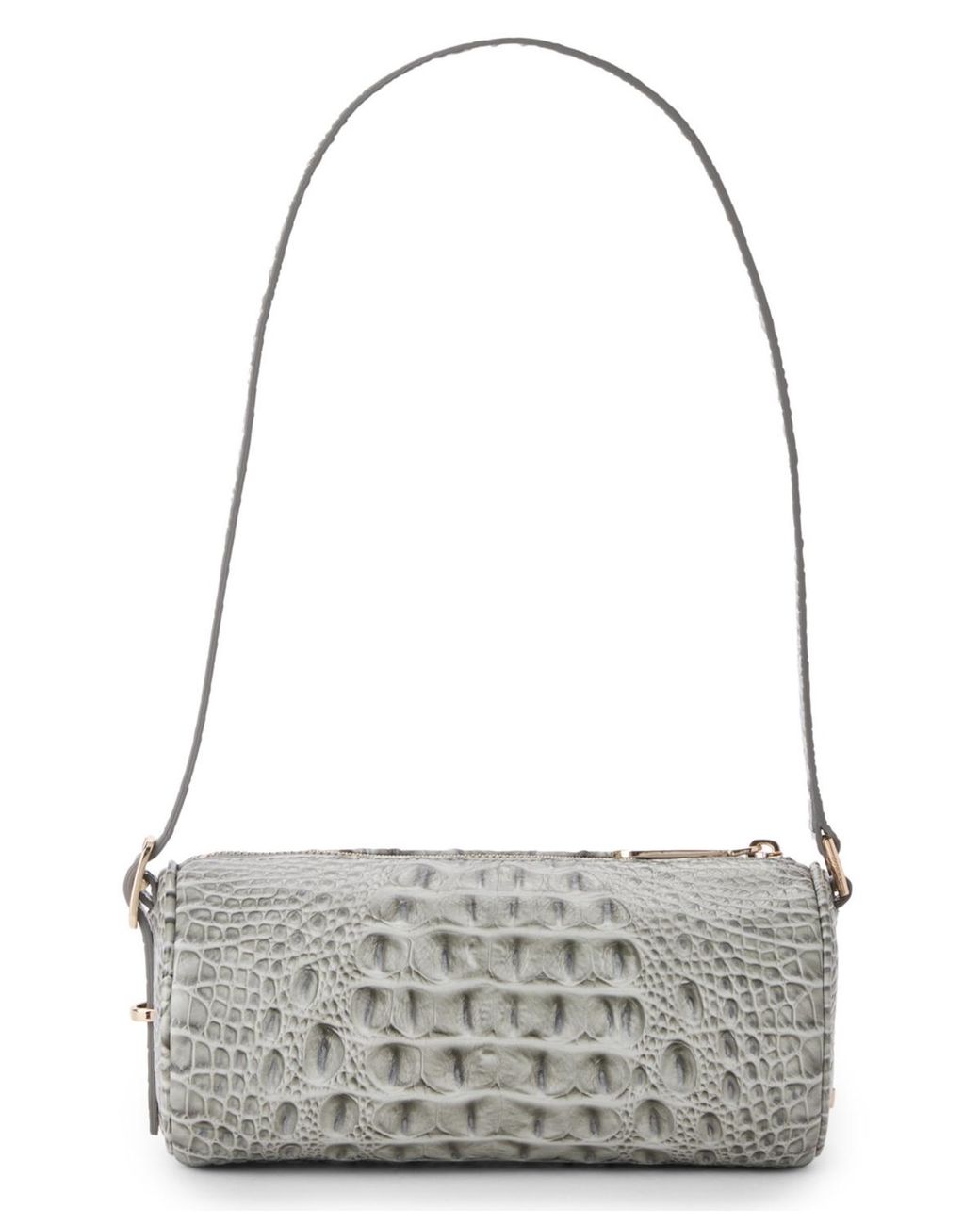 Brahmin Billie Barrel Shoulder Bag in Gray | Lyst