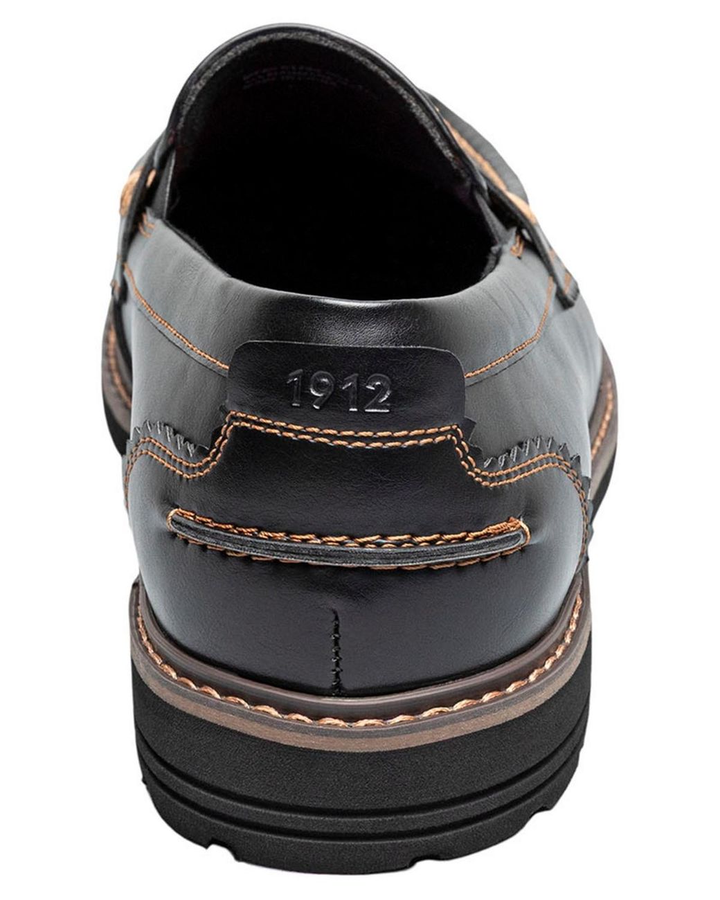 Nunn Bush Oslo Moc-toe Penny Loafers in Black for Men | Lyst