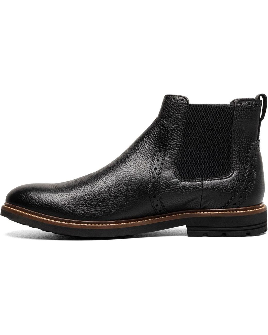 Nunn Bush Otis Ii Plain Toe Chelsea in Black for Men | Lyst
