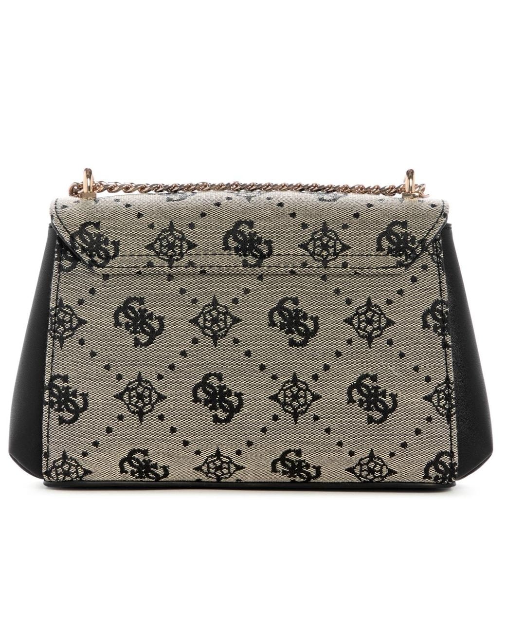 Guess Melinda Logo Mini Crossbidy Bag in Black | Lyst