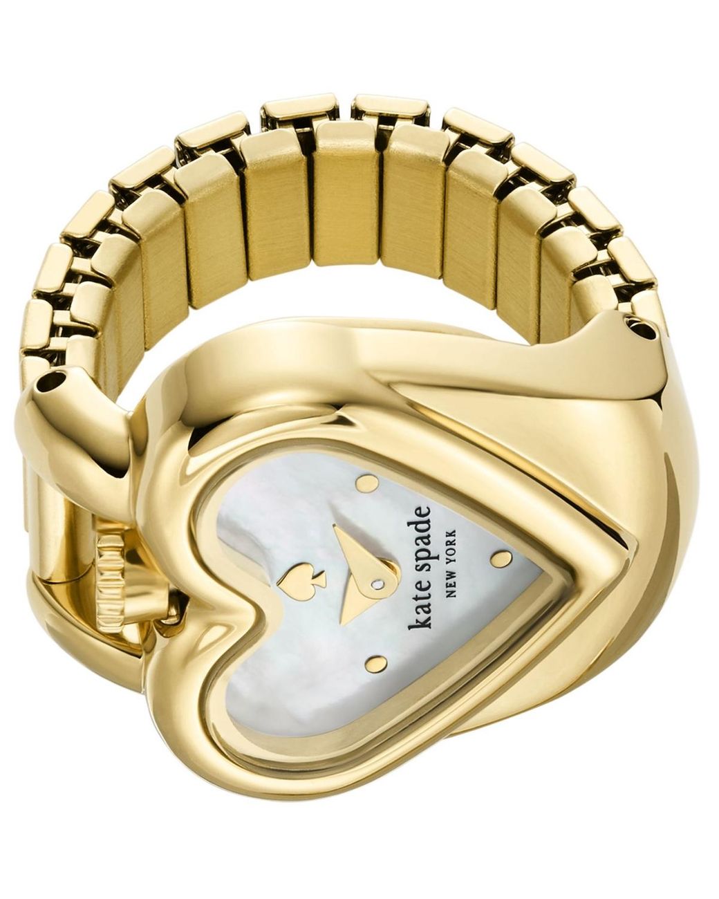 Kate Spade Monroe Heart Ring Watch, 21Mm X 22Mm in Metallic | Lyst