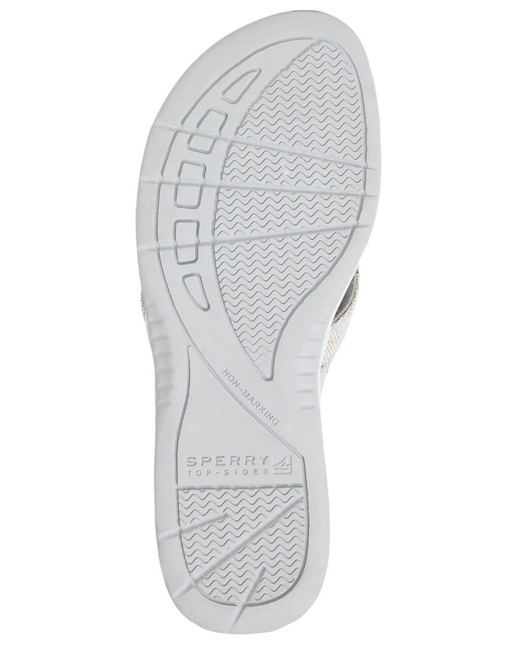 Sperry Top-Sider Sable Fish Thong Slip-on Sandals in White | Lyst