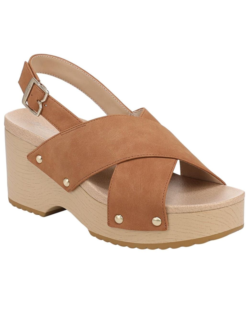 Dr. Scholls Weslee Slingback Sandals in Brown | Lyst