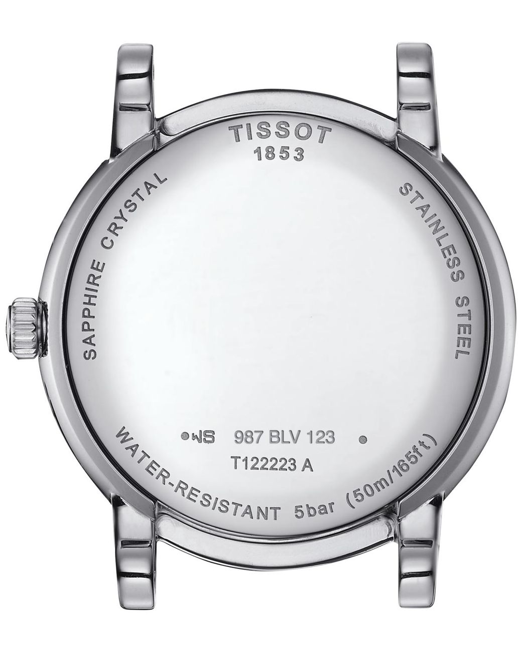 Tissot Carson Premium Lady Moonphase Stainless Steel Bracelet Watch ...