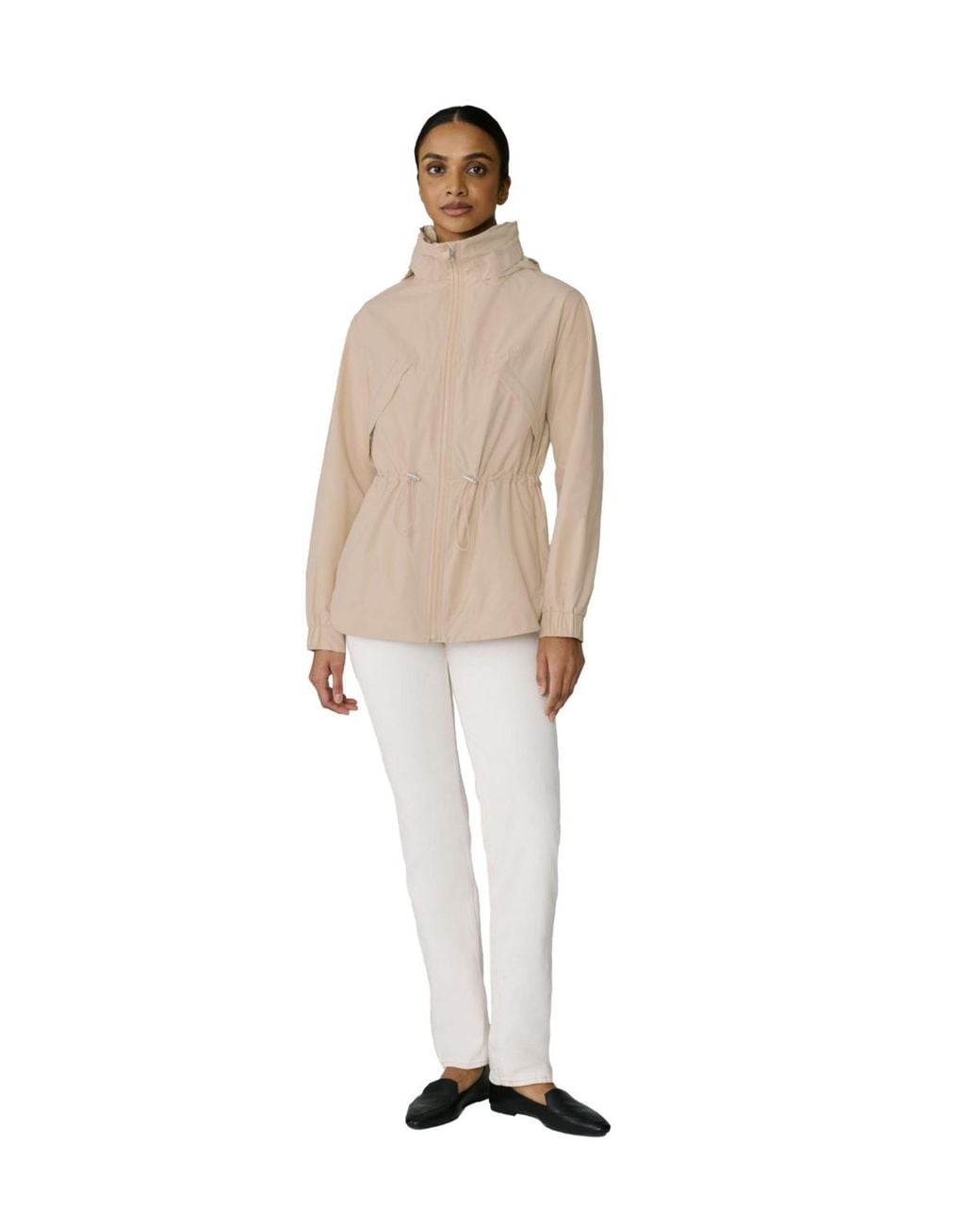 SOIA & KYO Raven Utility Jacket in White | Lyst