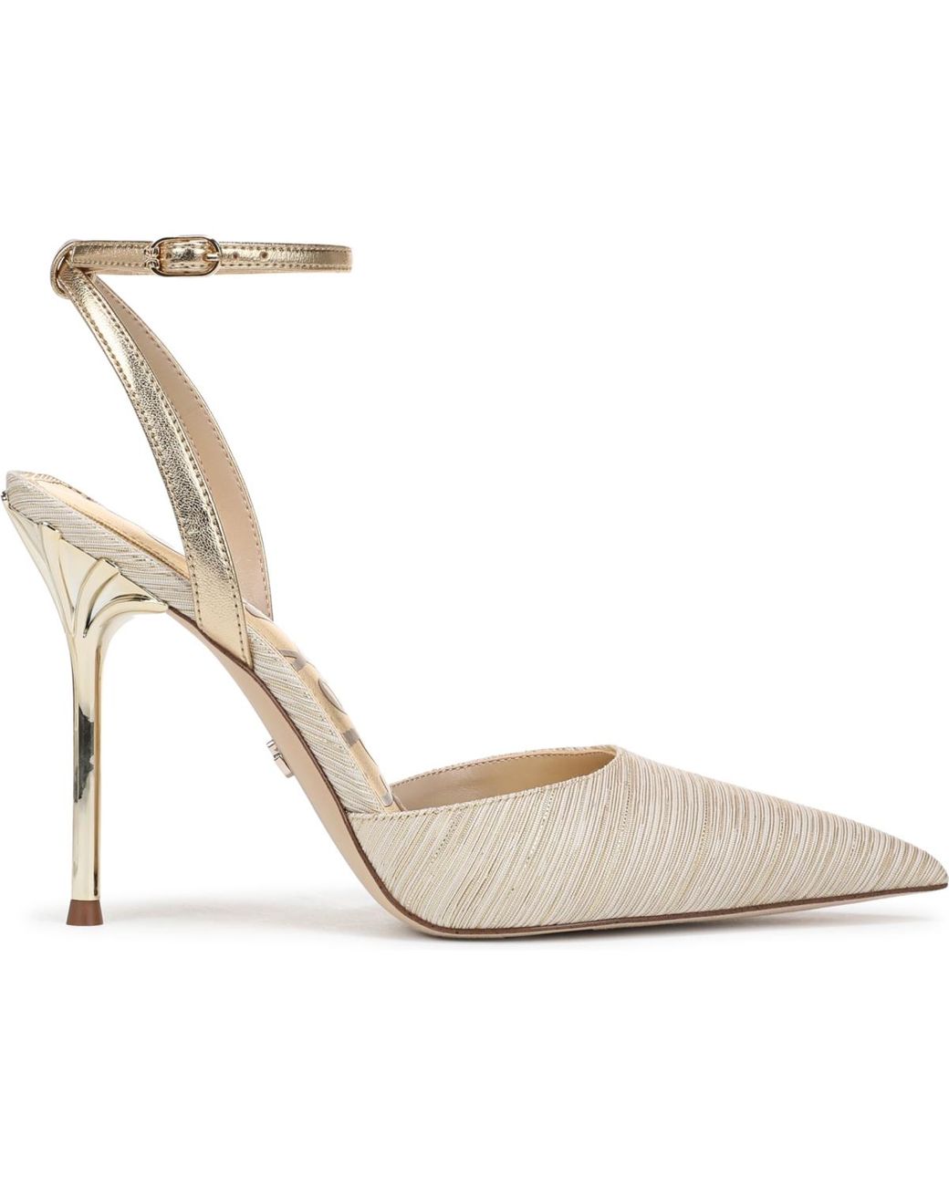 Sam Edelman Osha Buckle Pumps in White | Lyst
