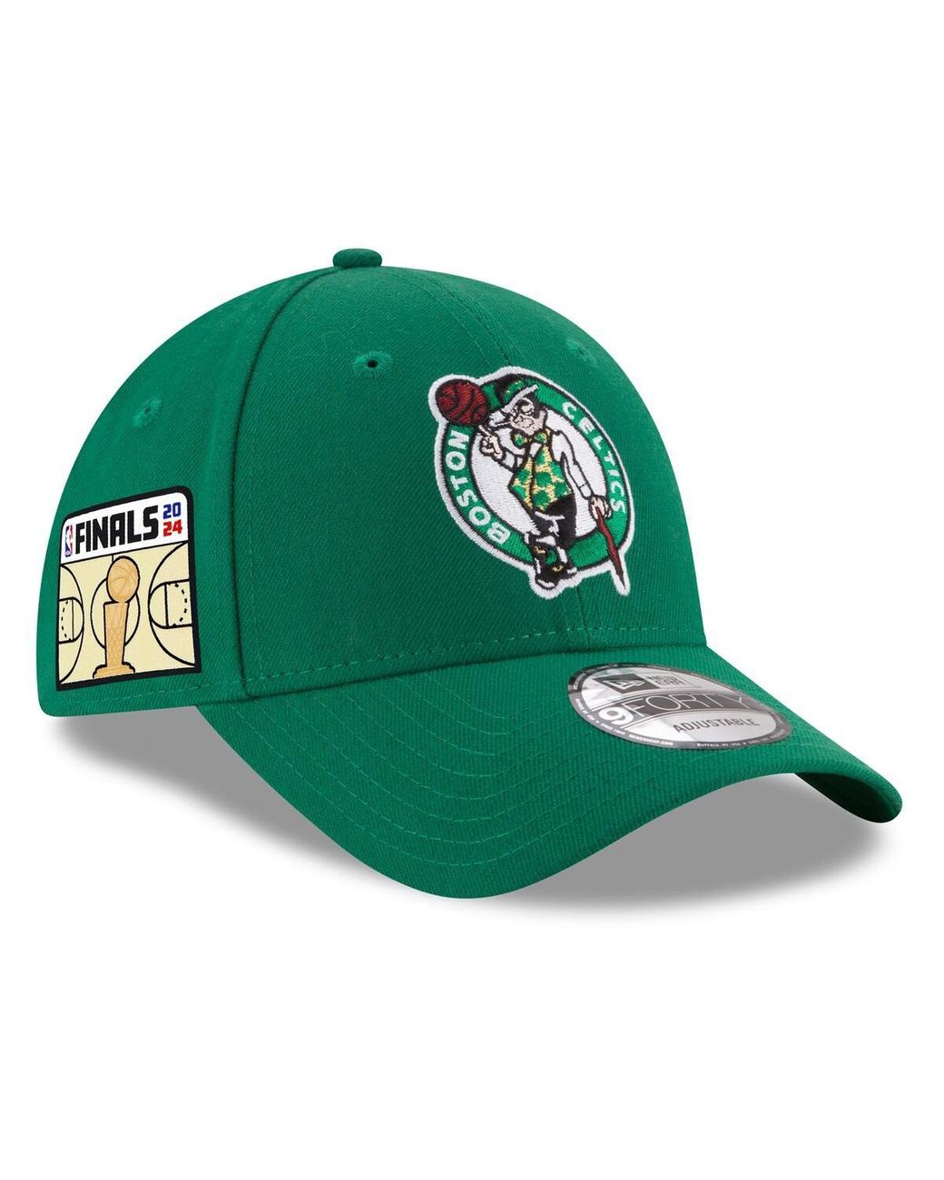 KTZ Boston Celtics 2024 Nba Finals Side Patch 9forty Adjustable Hat in ...