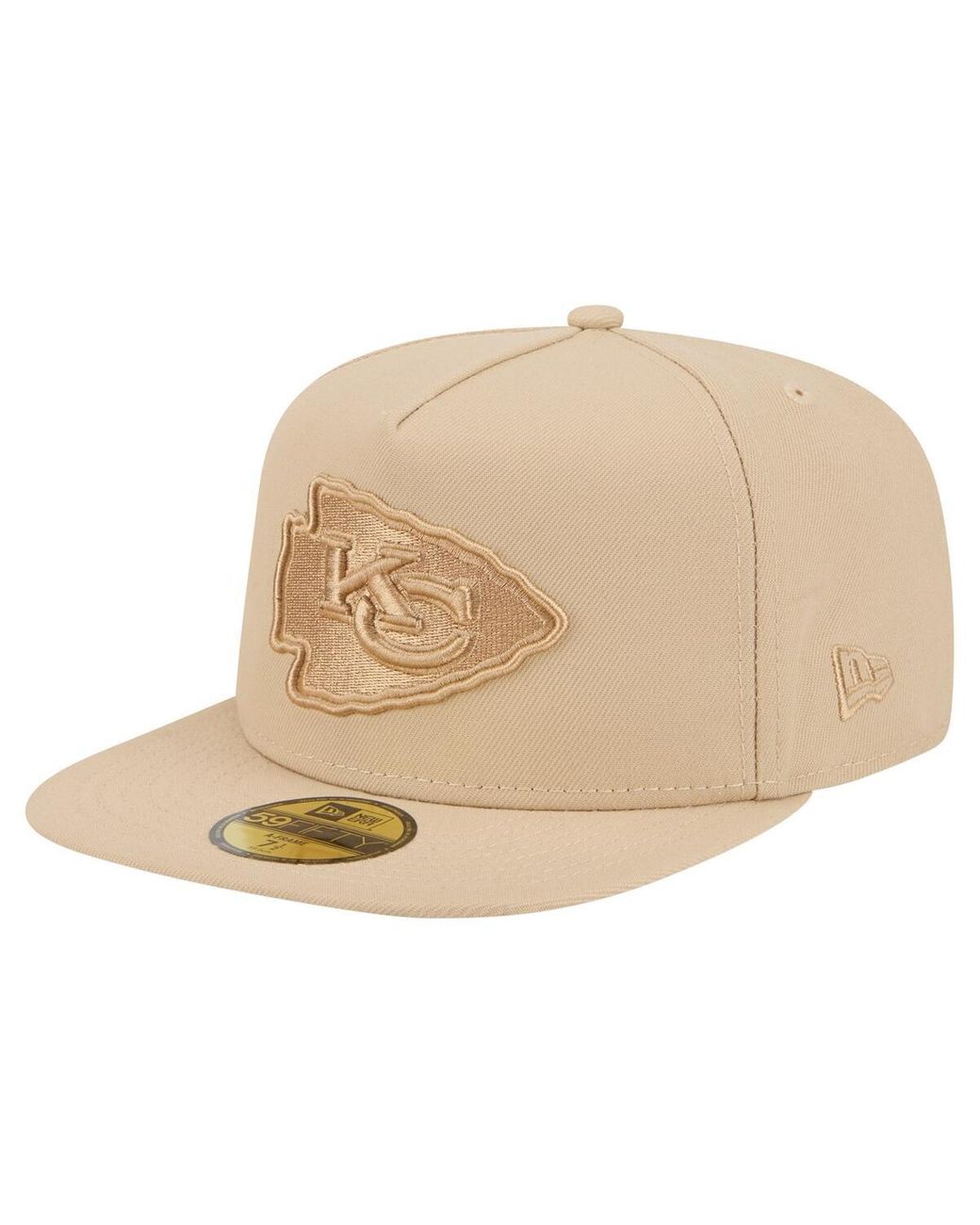 KTZ Kansas City Chiefs Color Pack A-frame 59fifty Fitted Hat in Natural ...