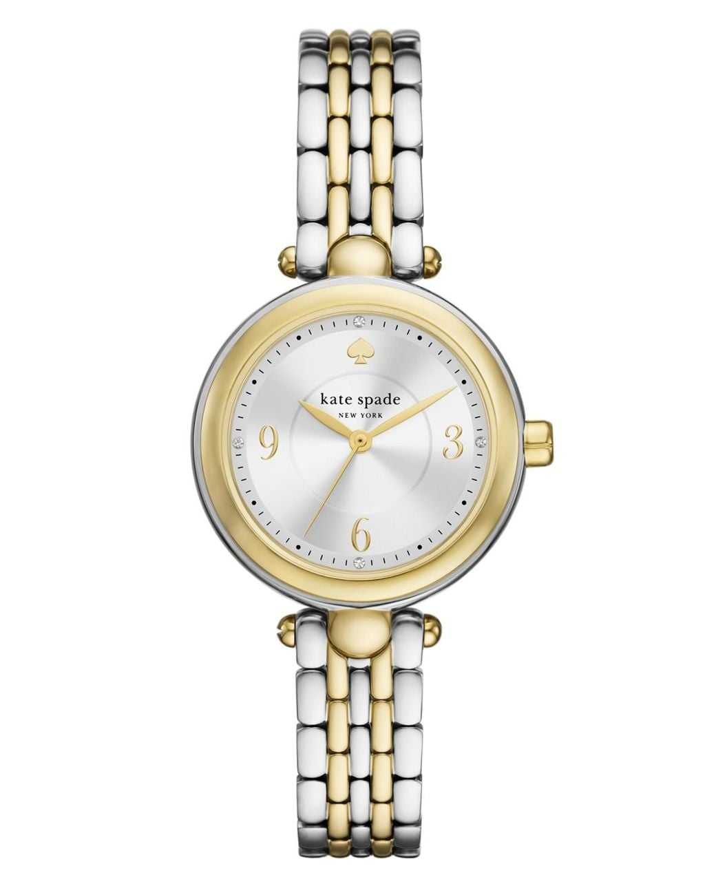 Kate Spade Gracie Round Three-hand Stainless-steel Watch in Metallic | Lyst