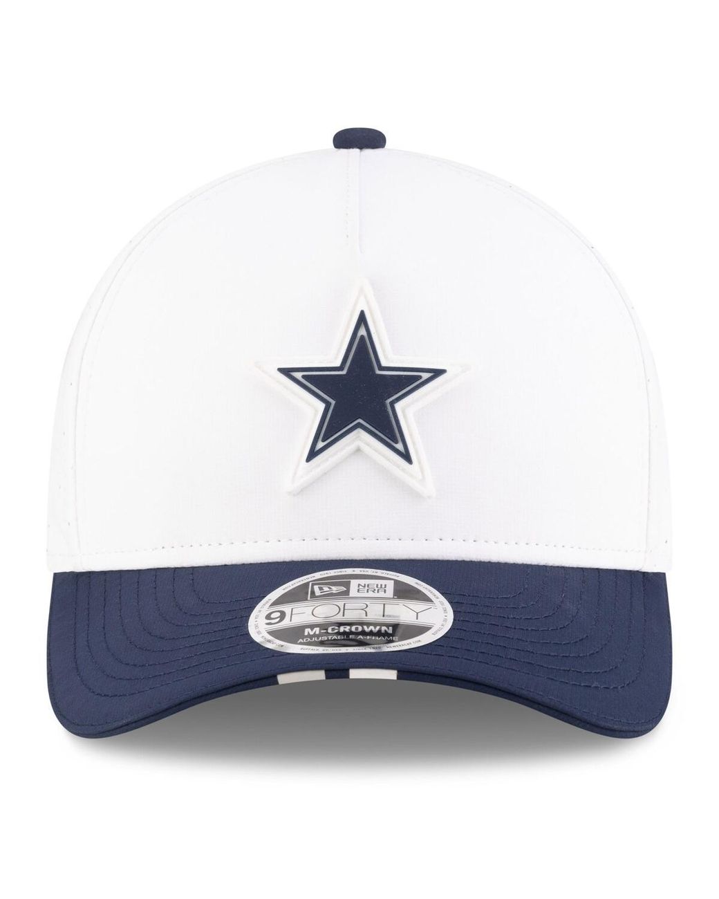 KTZ White/navy Dallas Cowboys 2025 Nfl Training Camp A-frame 9forty ...
