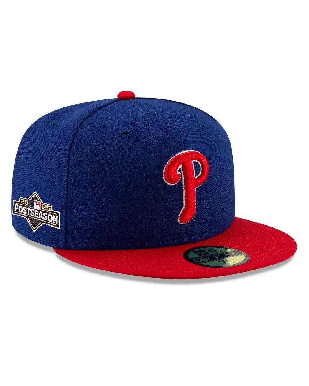 KTZ Royal/red Philadelphia Phillies 2025 Mlb Postseason Side Patch ...
