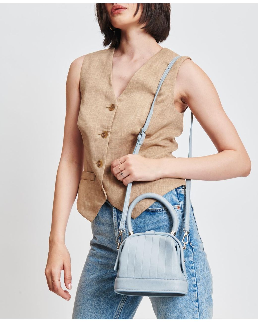Moda Luxe Charmain Mini Crossbody Bag in Blue | Lyst