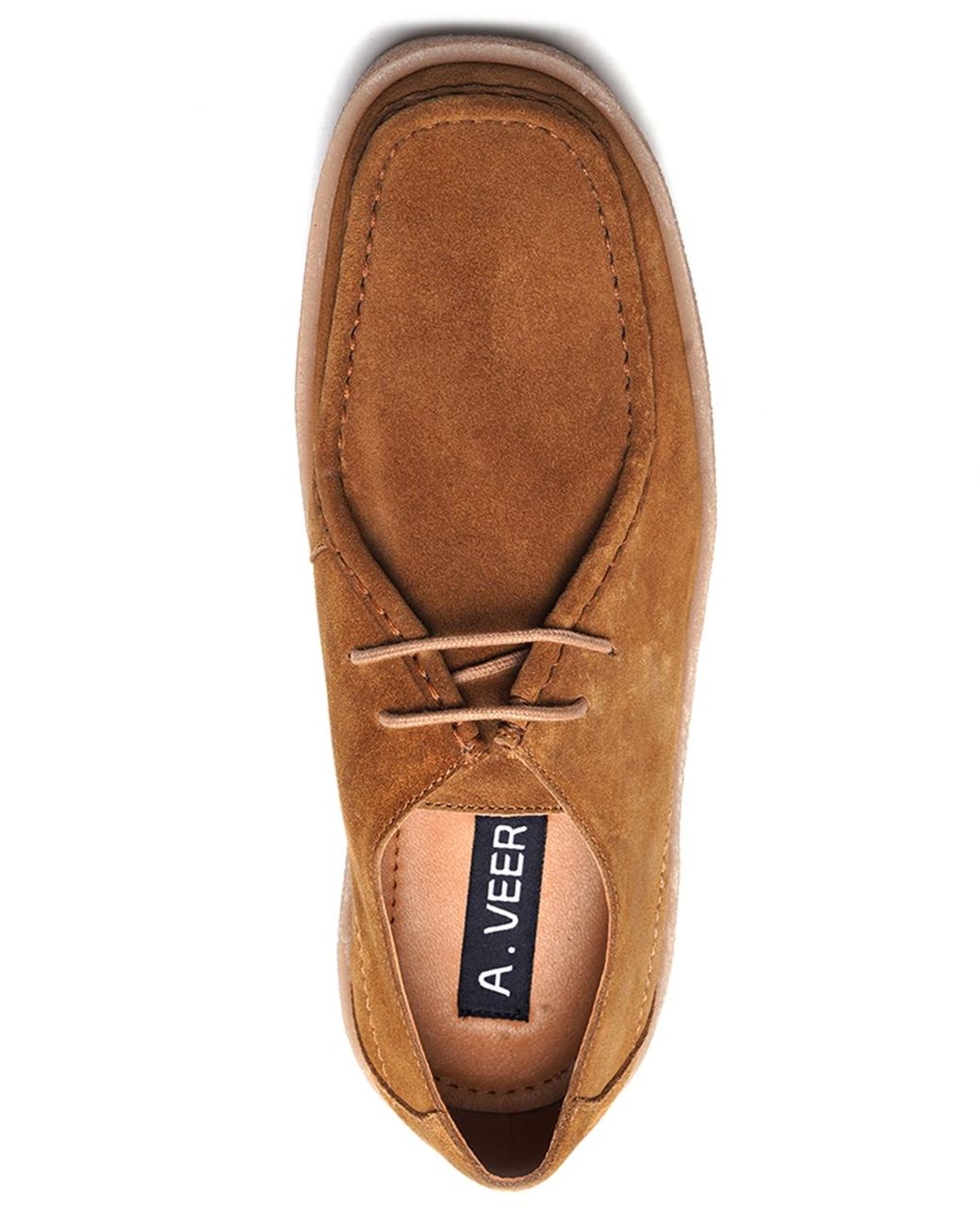 A. Veer Anthony Veer Mason Moc-toe Derby Shoes in Brown for Men | Lyst