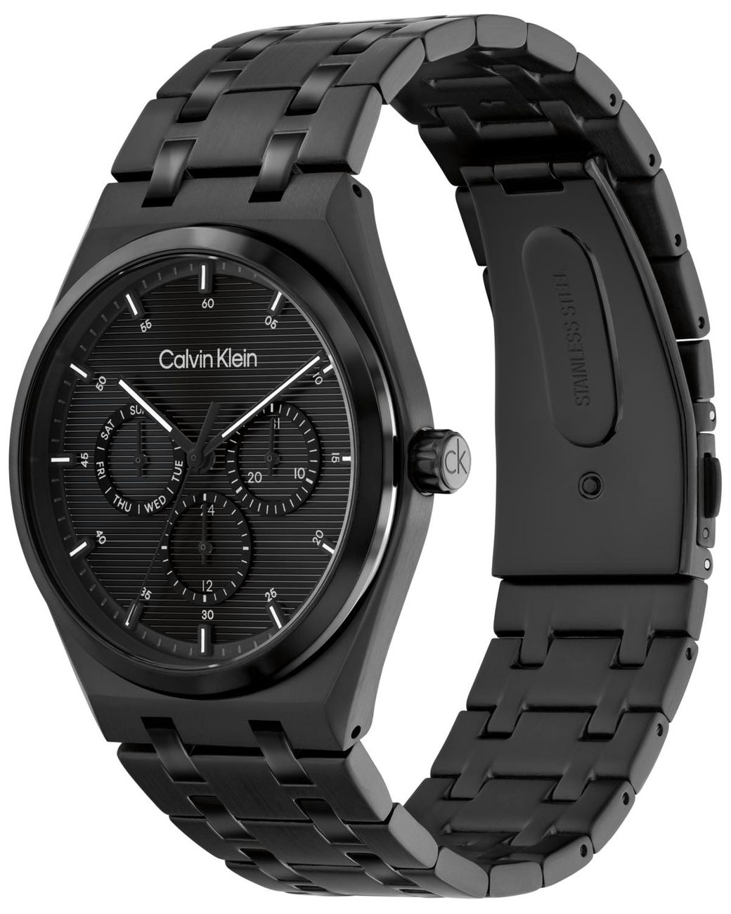 Calvin Klein Ck Motion Ip Stainless Steel Bracelet Watch 39mm in Black ...