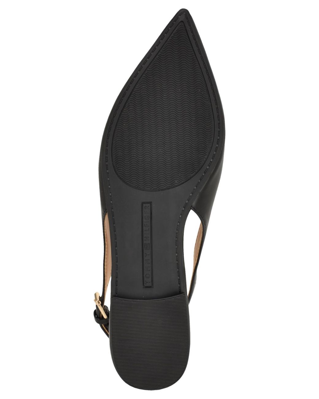 Tommy Hilfiger Velina Pointed Toe Ballet Flats in Metallic | Lyst
