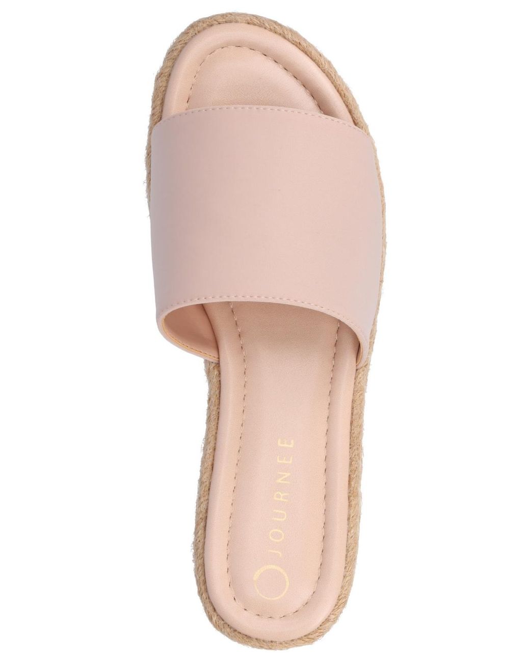 Journee Collection Rosey Espadrille Platform Wedge Sandals in Pink | Lyst