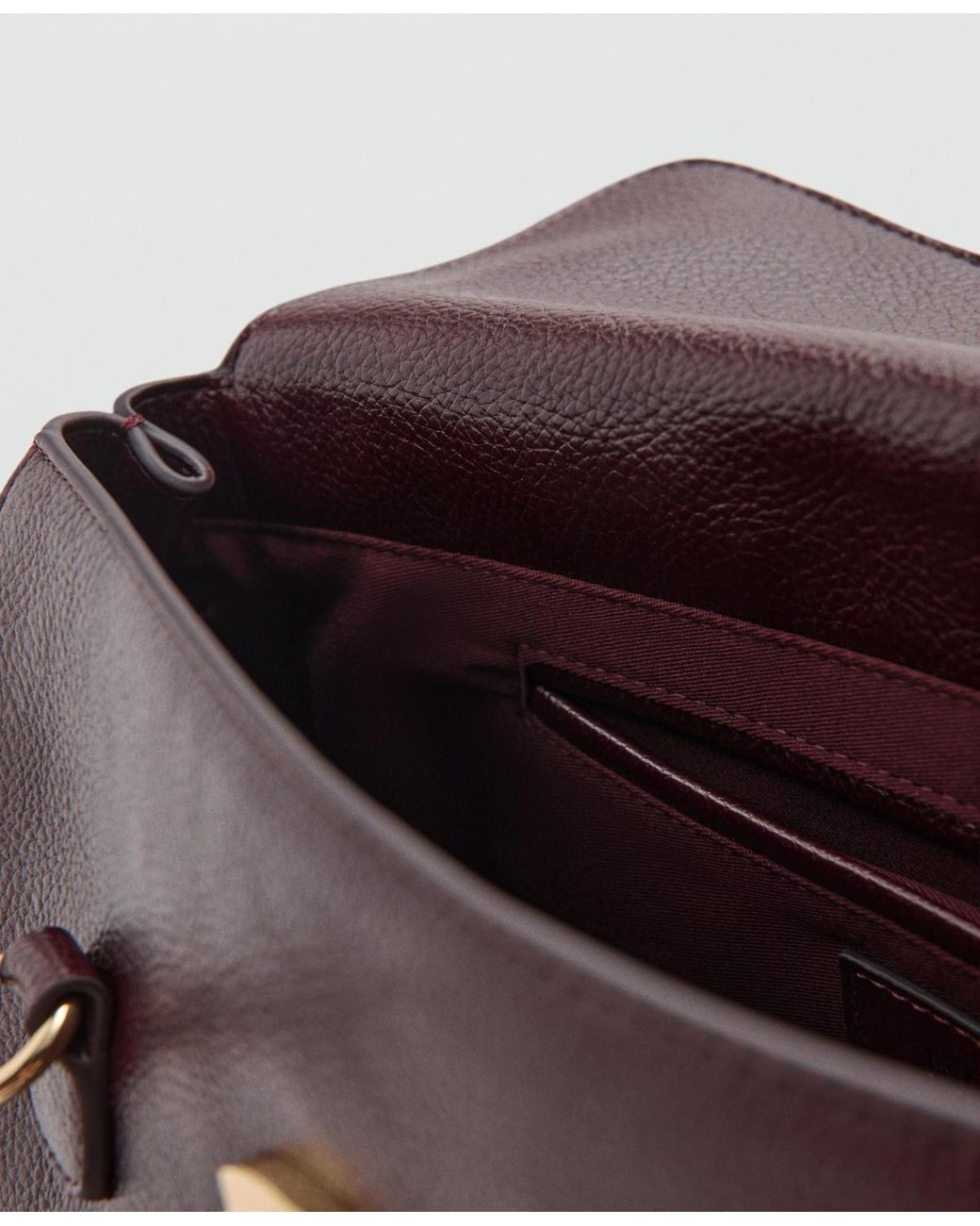 Mango Flap City Shoulder Bag in Purple | Lyst