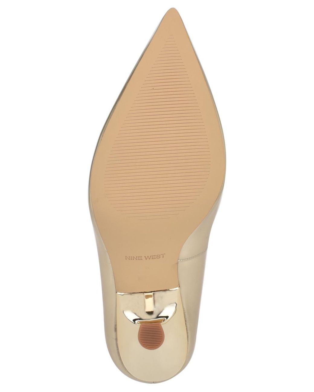 Nine West Korela Pointy Toe Slip-on Dress Pumps in Metallic | Lyst