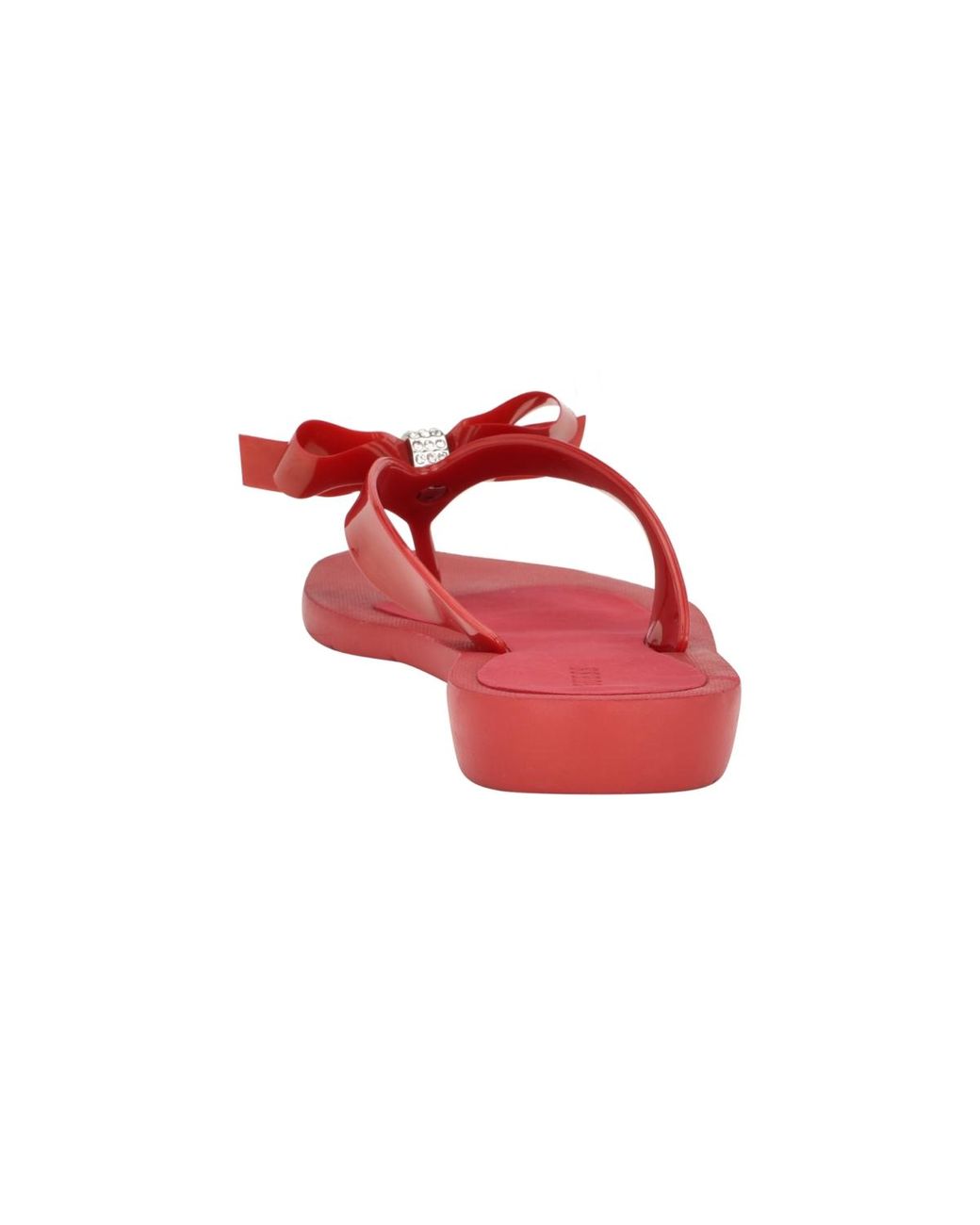 Guess Tutu Eva Fashion Bow Detail Flip Flop Sandals in Red | Lyst
