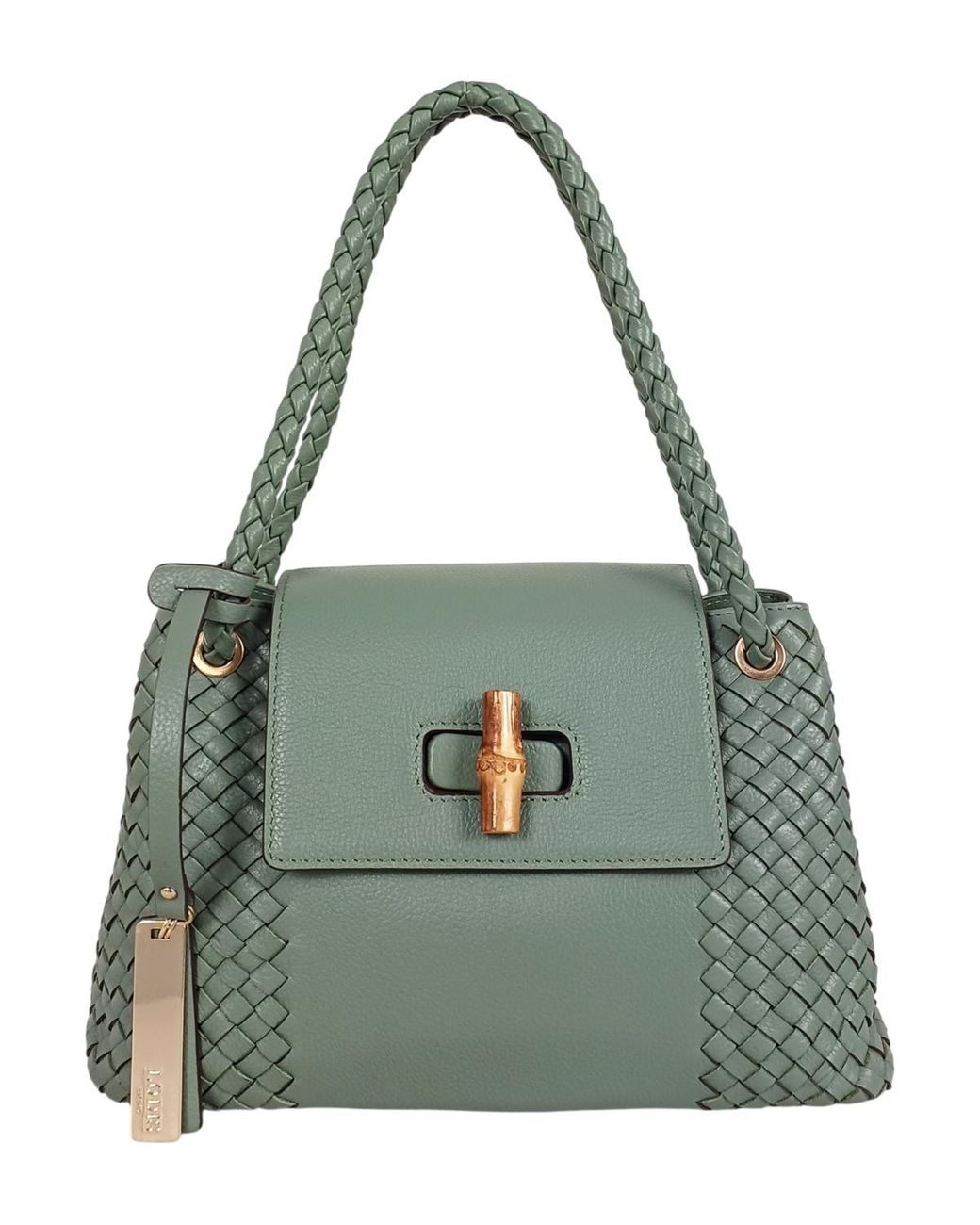 Lodis Sondra Woven Small Satchel Bag in Green | Lyst