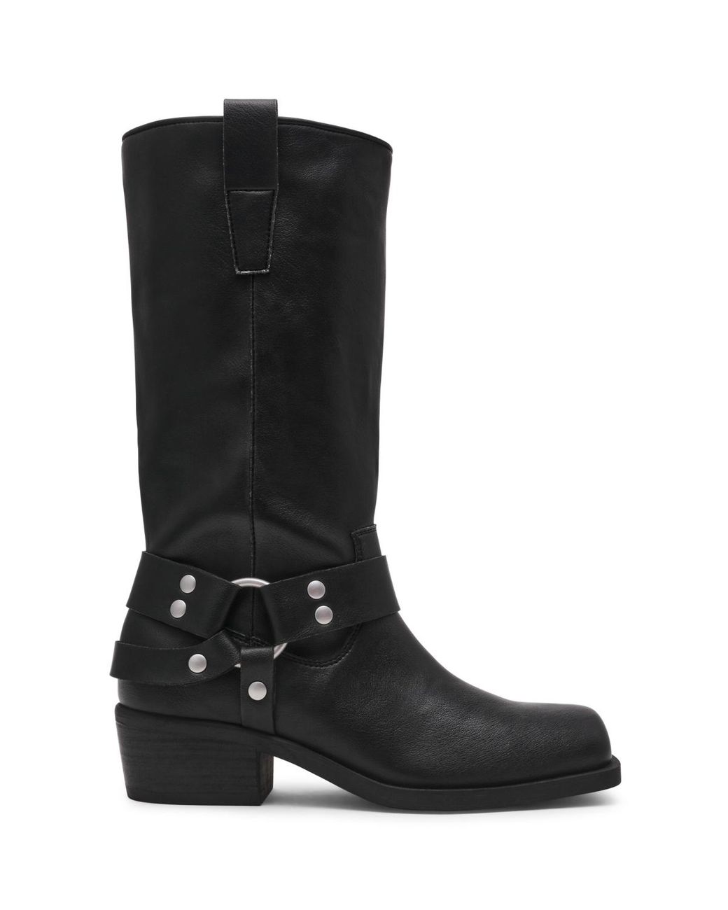 Dolce Vita Tanzy Tall Harness Moto Engineer Boots in Black | Lyst