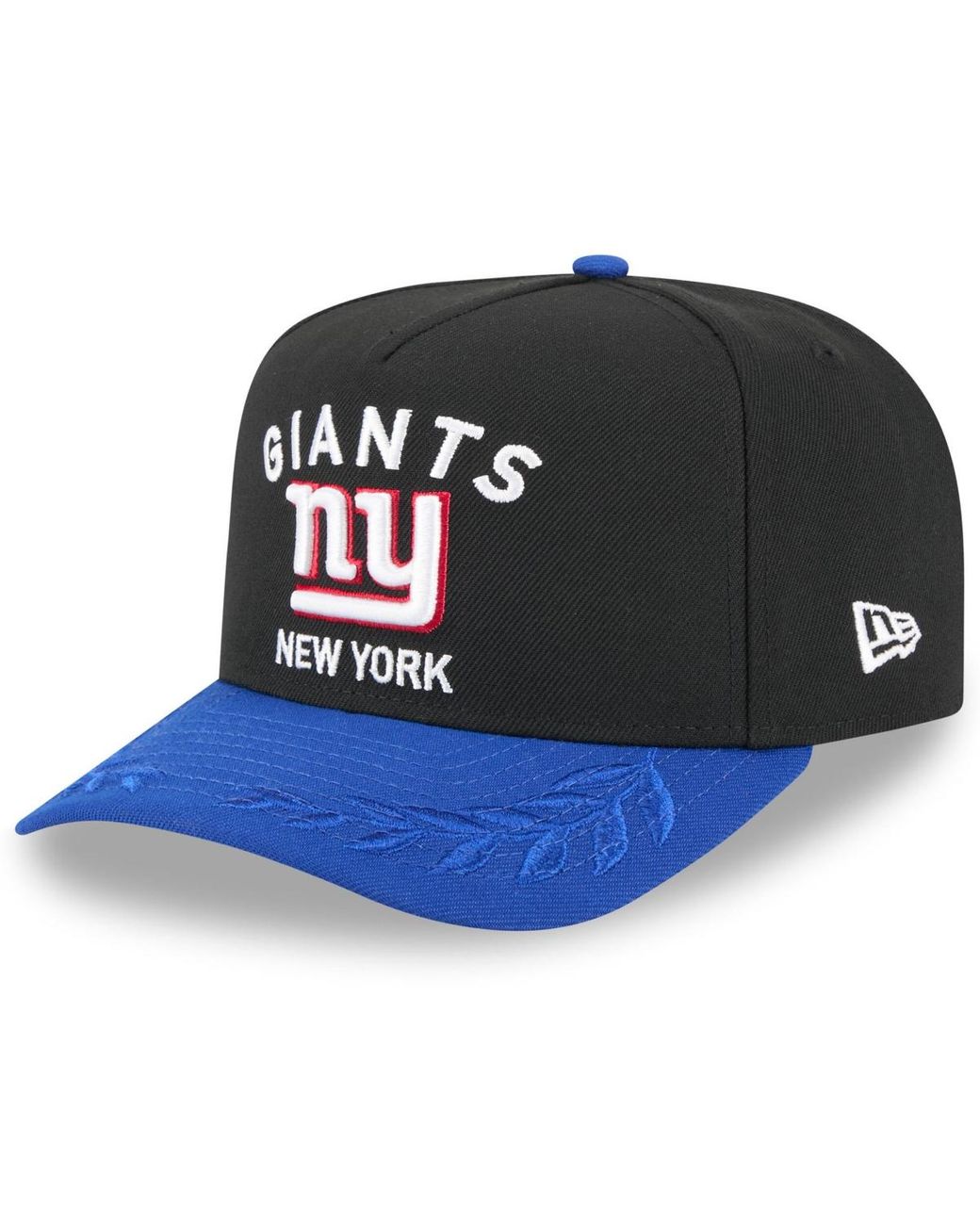KTZ Black/royal New York Giants 2025 Nfl Draft A-frame 9fifty Snapback ...