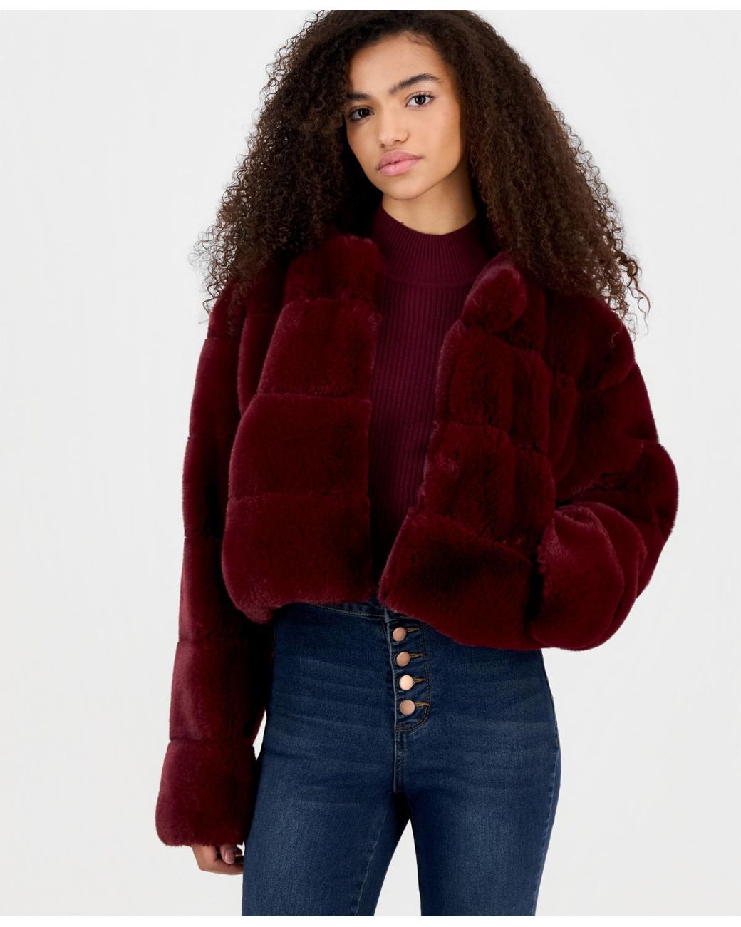 Blank Nyc Faux Fur Jacket