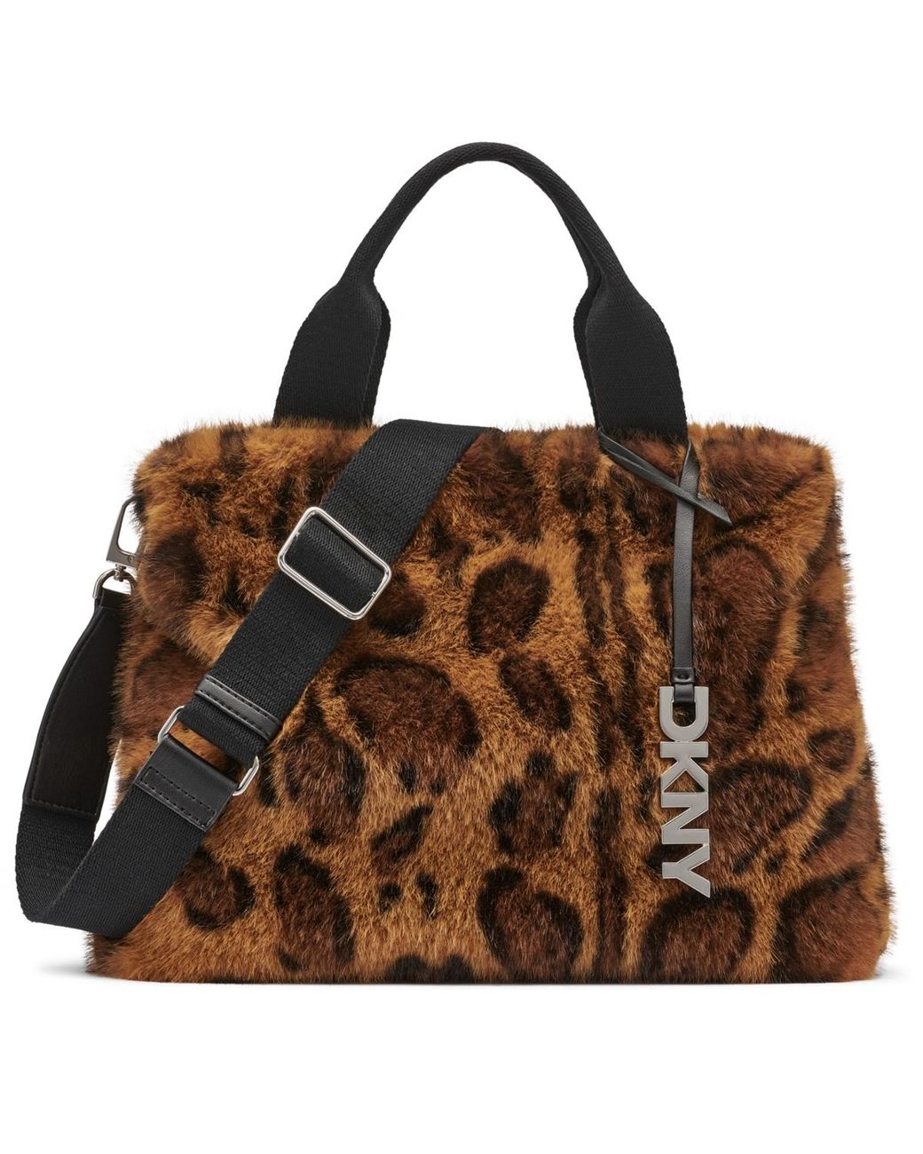 DKNY Roni Medium Satchel Bag in Brown | Lyst
