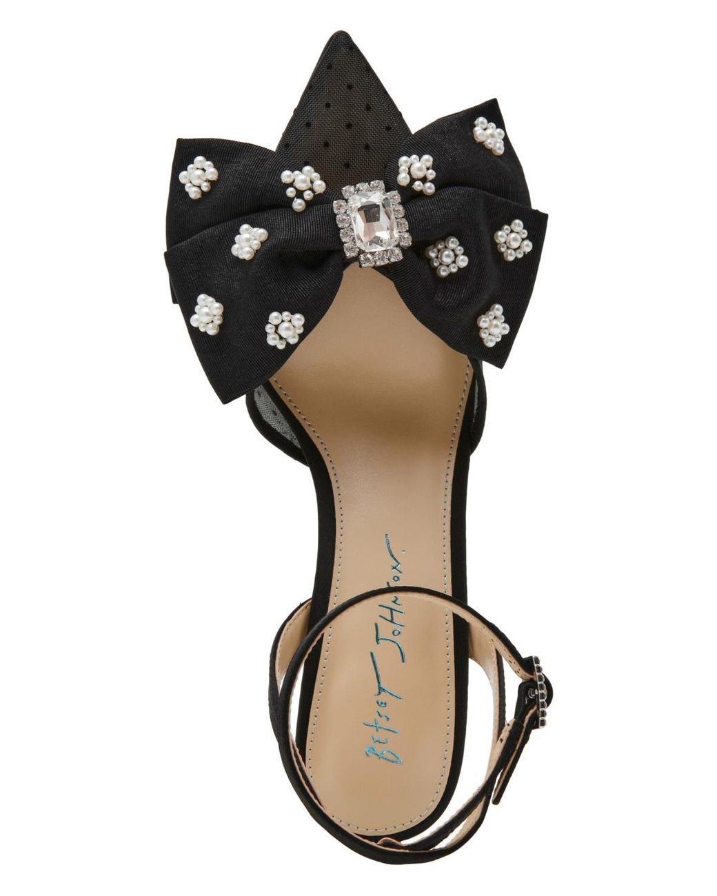 Betsey Johnson Mark Bow Pumps in Black | Lyst