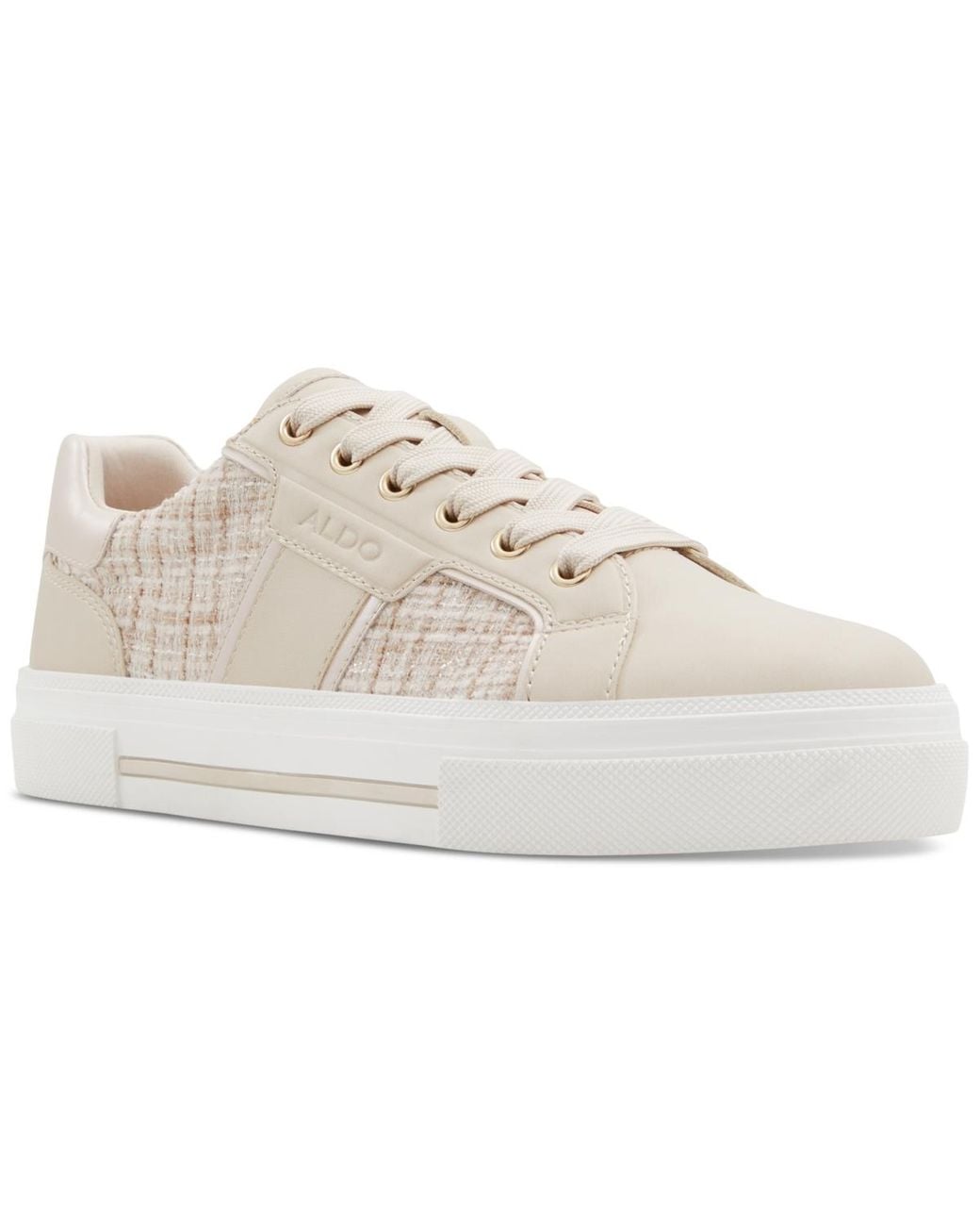 ALDO Onirasean Lace-up Platform Sneakers in White | Lyst