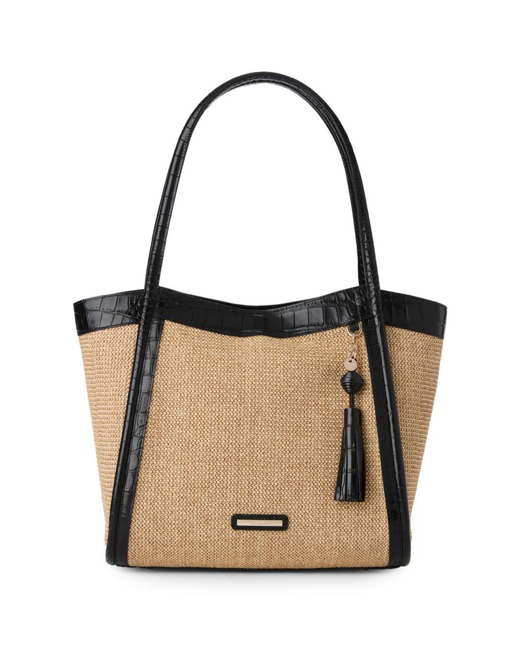 Brahmin Bailee Folsom Leather Tote Bag in White | Lyst