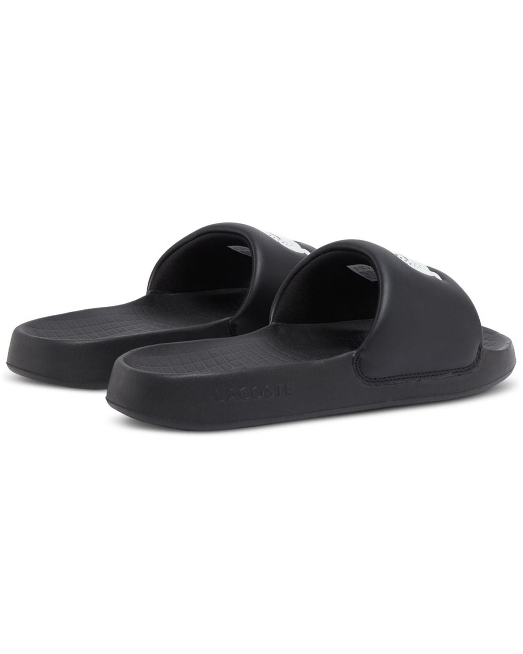 Lacoste Logo Serve Slides 1.0 in White for Men | Lyst